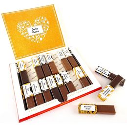 SURPRISA Aufkleber Set 'Danke' für Merci Schokolade