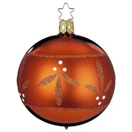 Inge Glas INGE-GLAS® Weihnachtsbaumkugel Beerenkranz nougat Ø 8cm (1 St)