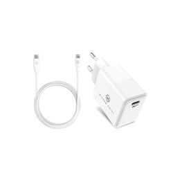 Wicked Chili 20W Netzteil USB C + Lightning Kabel für iPhone 14 Steckernetzteil (USB-C Power Delvery 3.0 Schnellladegerät für Apple iPhone)