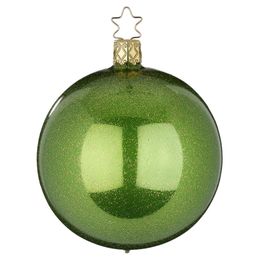 Inge Glas INGE-GLAS® Weihnachtsbaumkugel Sternenstaub minzgrün opal Ø 8cm (1 St)