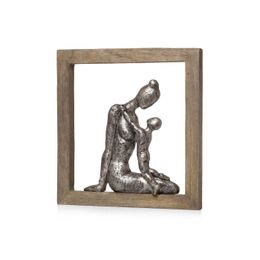 Moritz Skulptur abstrakt Mutter mit Kind 29 x 27 x 3 cm