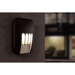 LUTEC MASK Aussenwandleuchte LED Anthrazit, 4-flammig