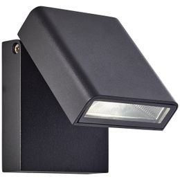 BRILLIANT LEUCHTEN Brilliant Toya Wandleuchte LED Schwarz, 1-flammig
