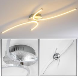 hofstein Askim Deckenleuchte LED Silber, 1-flammig