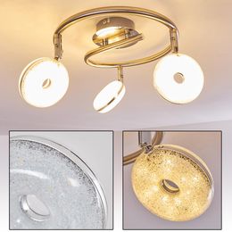 hofstein Donot Deckenleuchte LED Nickel-Matt, 3-flammig