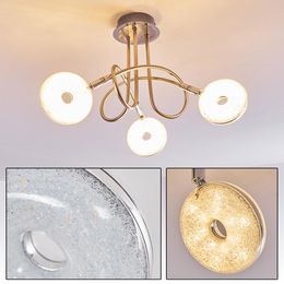 hofstein Donot Deckenleuchte LED Nickel-Matt, 3-flammig