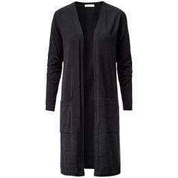 Alma ＆ Lovis Damen-Langstrickjacke L Schwarz