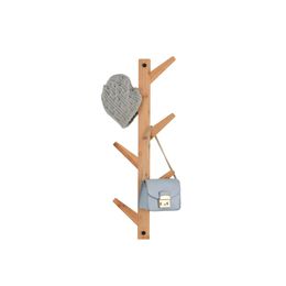 Kreher Wandgarderobe Hakenleiste aus Bambus