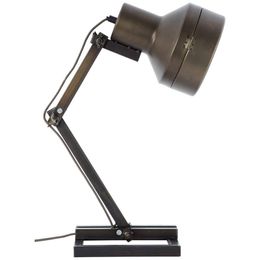 Brilliant Tischleuchte Hardwork, ohne Leuchtmittel, Tischlampe schwarz stahl