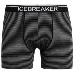 Icebreaker - Anatomica Boxers - Merinounterwäsche Gr M schwarz/grau