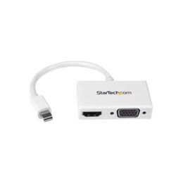 StarTech.com Travel A/V adapter: 2-in-1 Mini DisplayPort to HDMI or VGA converter video transformer