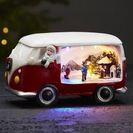 STAR TRADING Dekoleuchte Merryville m. LED - Weihnachtsbus