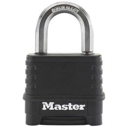Master Lock Zahlenschloss aus Zink 56mm Schwarz M178EURDLF