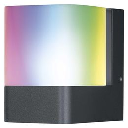LEDVANCE SMART+ Wall Post Cube Up Wandleuchte RGBW WiFi - dunkelgrau