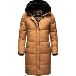 Marikoo Mantel Damen Größe L cognac / schwarz Wintermantel