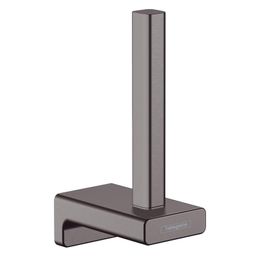 Hansgrohe AddStoris Reservepapierhalter B: 48 H: 147 T: 83 mm schwarz chrom geb&uuml;rstet 41756340