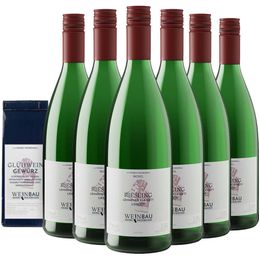 Weinbau Weckbecker Gl&uuml;hwein-Set wei&szlig; zum Selbermachen Riesling 2022 Lieblich - Mosel &ndash; Probierpaket Kabinett