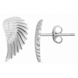 Adelia´s Adelia´s Paar Ohrstecker Ohrstecker Flügel aus 925 Silber, silberfarben
