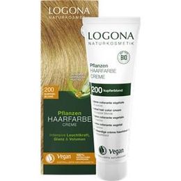 Logona Haarpflege Haarfarbe Pflanzen Haarfarbe Creme Nr. 220 Weinrot