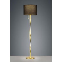 Trio Leuchten NANDOR Stehleuchte LED Gold, 3-flammig