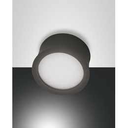 Fabas Luce Ponza Deckenleuchten LED Anthrazit, 1-flammig