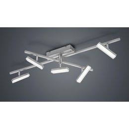 REALITY BONDY Deckenleuchte LED Nickel-Matt, 5-flammig, Fernbedienung, Farbwechsler