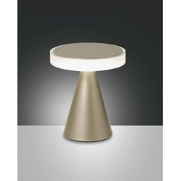 Fabas Luce Neutra Tischleuchte LED Gold, 1-flammig