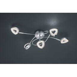 REALITY TOURS Deckenleuchte LED Chrom, 5-flammig