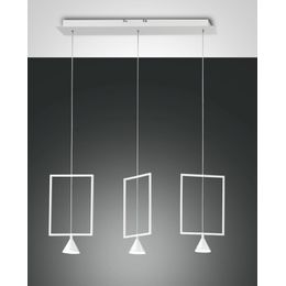 Fabas Luce Sirio Pendelleuchte LED Weiß, 3-flammig