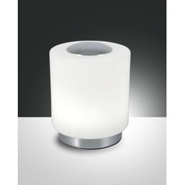 Fabas Luce Simi Tischleuchte LED Chrom, 1-flammig