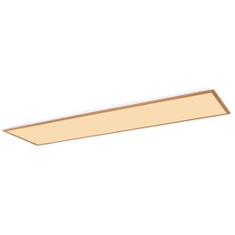 Globo DORO Panel LED Holz hell, 1-flammig
