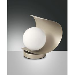Fabas Luce Adria Tischleuchte LED Gold, 1-flammig