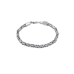 Kuzzoi Armband Herren Gr&ouml;&szlig;e 21 silber