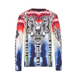 Cipo & Baxx CIPO & BAXX Sweatshirt male size S Blue / Red / Black / White