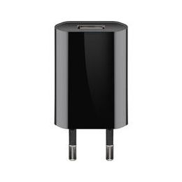 goobay USB-Ladegerät 1 A (5W) schwarz Anschlüsse: 1x USB-A Weitere Anschlüsse: Eingang max. 0,2A AC Stromquelle: Steckdose