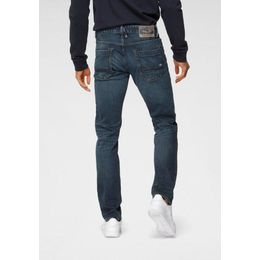 PME-Legend PME LEGEND Tapered-fit-Jeans SKYMASTER im Used Look, blau
