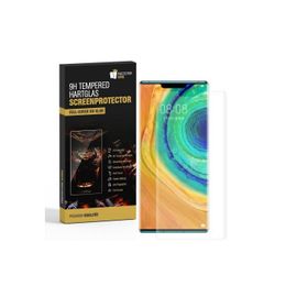 Protectorking Schutzfolie 2x 9H Hartglas für Huawei Mate 30 Pro FULL CURVED Displayschutz Schutz