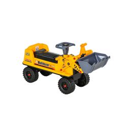 HOMCOM Rutscher Kinder Bulldozer mit Stauraum