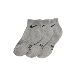 Nike Socken Jungen Gr&ouml;&szlig;e 13/18 grau / schwarz