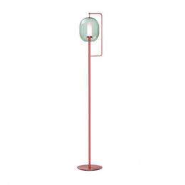 ClassiCon - Lantern Light LED Stehleuchte groß - messing verkupfert/dimmbar/800lm/2700K/LxBxH 28x24x170cm/Schirm Ø17cm