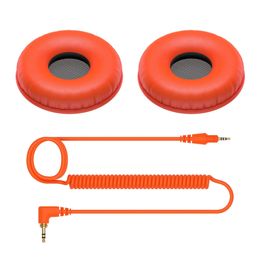 Pioneer HDJ-CUE1 Ersatzkabel und Pads (Orange)