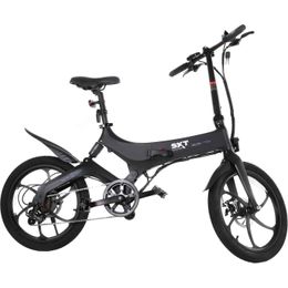 Sxt Scooters E-Bike Velox MAX, 6 Gang, Heckmotor, 280,8 Wh Akku, schwarz