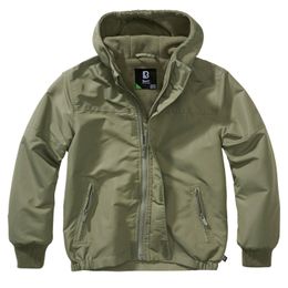 Brandit Kids Windbreaker Frontzip (Sale) oliv, Größe L/146-152