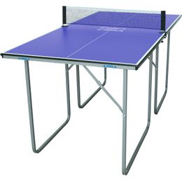 Joola Mini-Tischtennisplatte Midsize (2-tlg), Das Netz ist im Lieferumfang enthalten, blau|grau