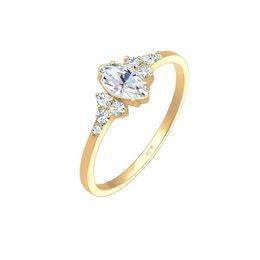 Elli Ring 'Kristall' female Gold size 58
