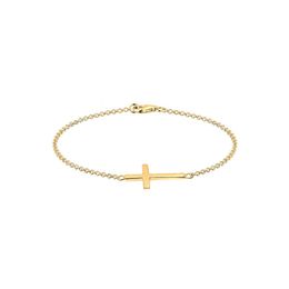 Elli Bracelet 'Kreuz' female Gold size 16