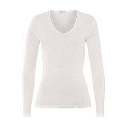 Hanro Pullover 'Woolen Silk' Damen Gr&ouml;&szlig;e L offwhite