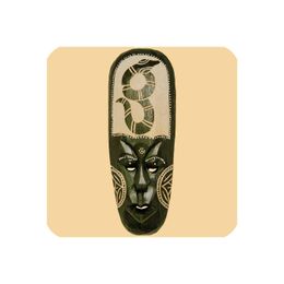 SIMANDRA Wanddekoobjekt Afrikanische Holzmaske geschnitzt 30 cm