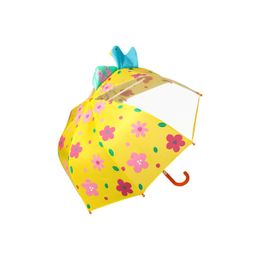VON LILIENFELD Stockregenschirm Kinderschirm Kinderregenschirm Blumenwiese bis ca. 8 Jahre