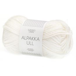 Alpakka Ull von Sandnes Garn, Cremewei&szlig;, aus Alpaka